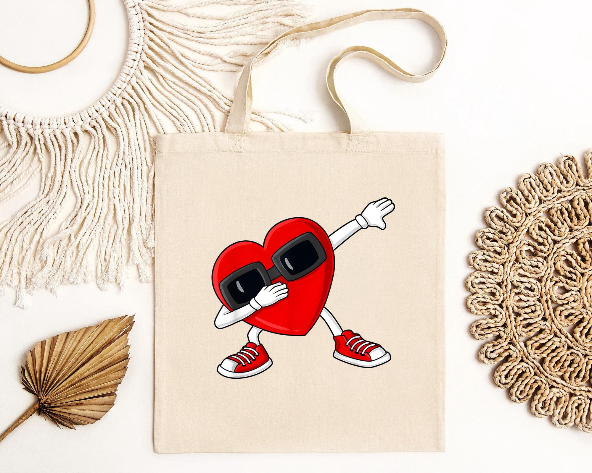 Vinyta Valentine's Nurse Canvas Tote Bag, Heart Scrub Design, For men ...