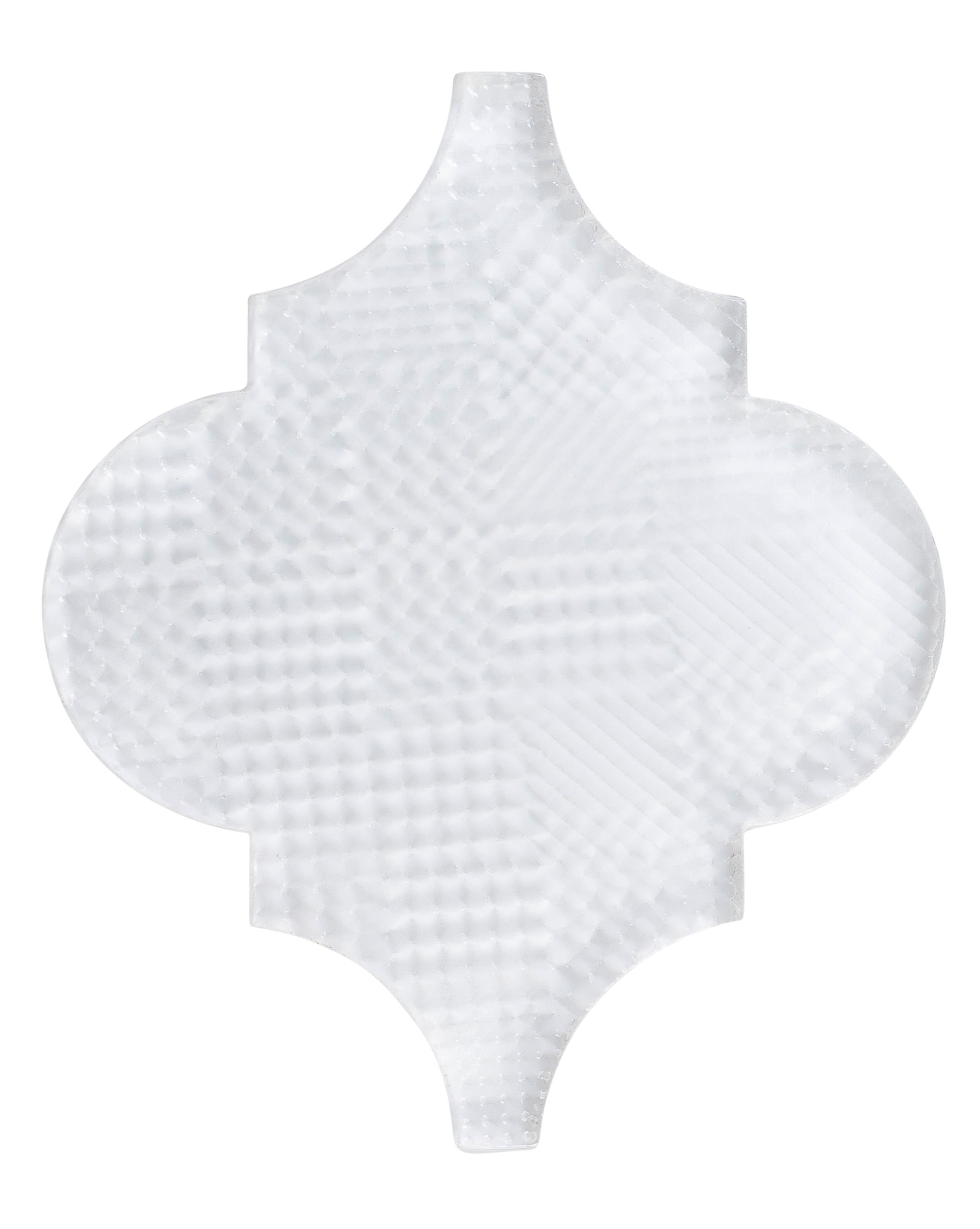 Viola Margio 5-in. Arabesque Textured Glass Wall and Floor Tile ...