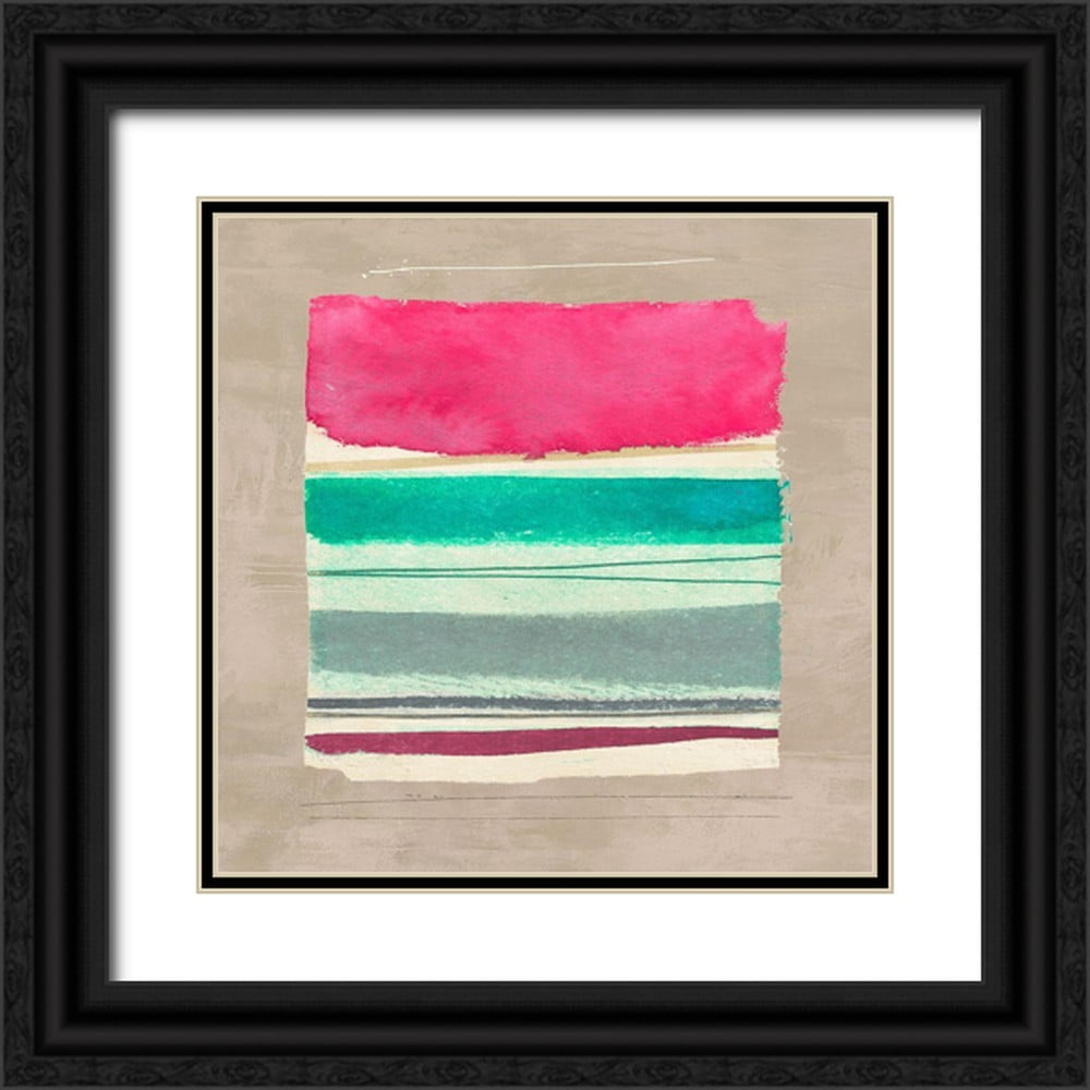 Viola, Bertel 12x12 Black Ornate Wood Framed with Double Matting Museum Art Print Titled ...