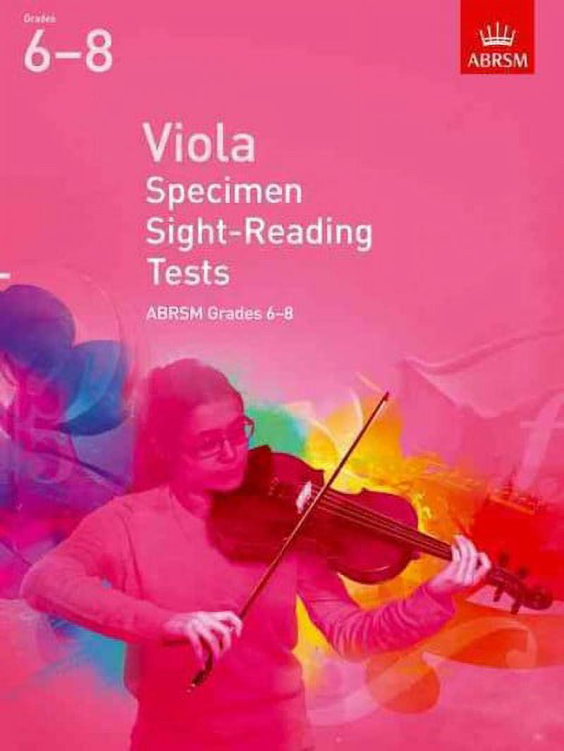 Viola Specimen Sight-Reading Tests, ABRSM Grades 6-8 - Walmart.com