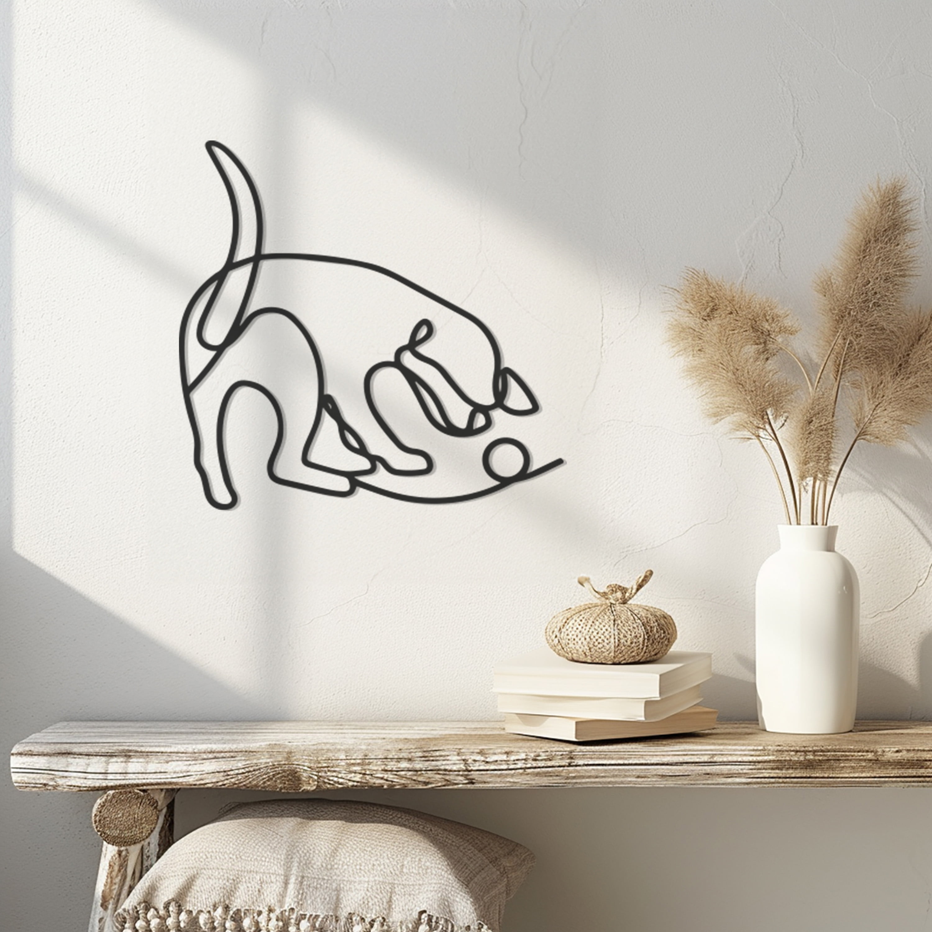 Violaura Cat Metal Wall Art - Easy to Install Hanging Perfect for Home ...