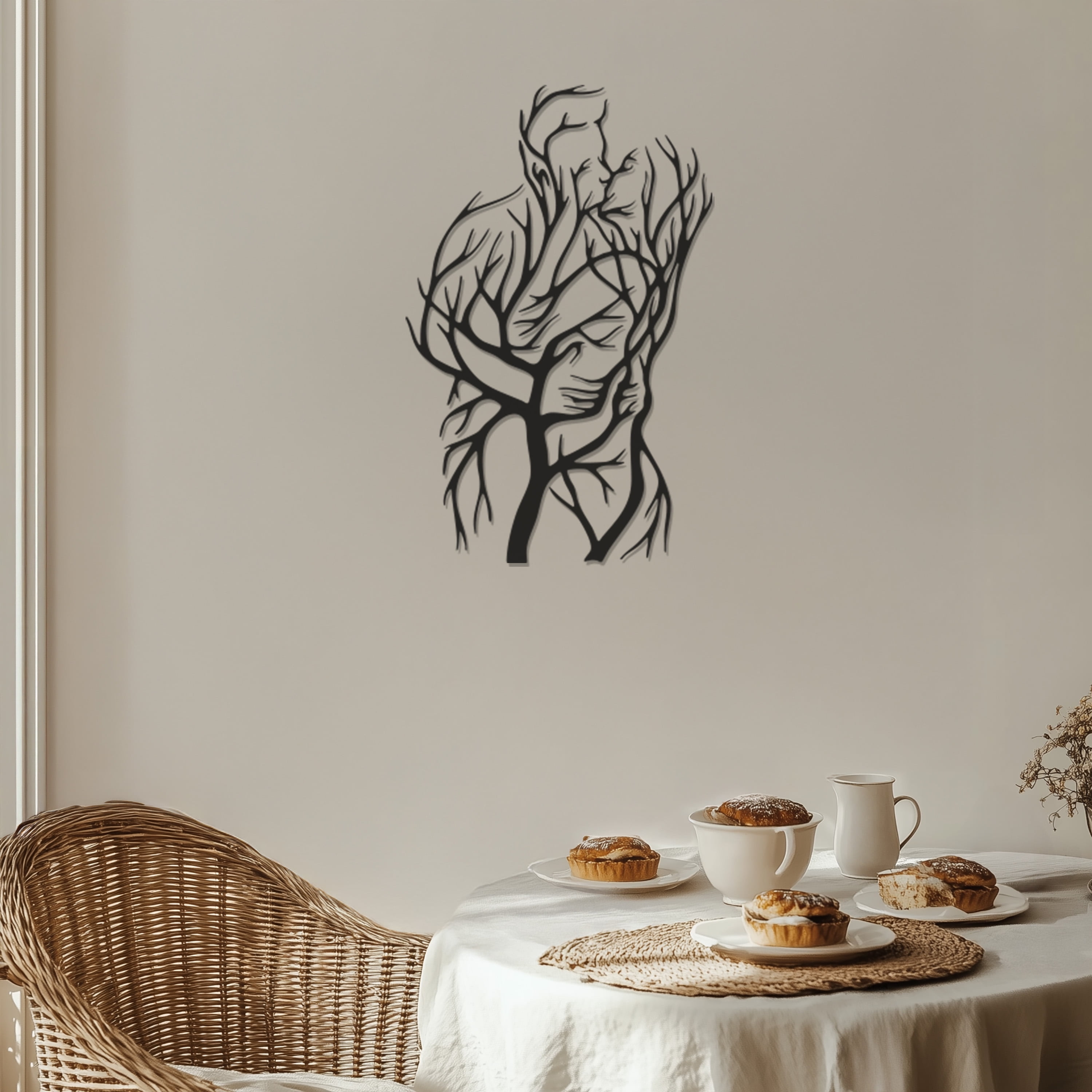 Violaura Tree Metal Wall Art - Easy to Install Hanging Perfect for Home ...