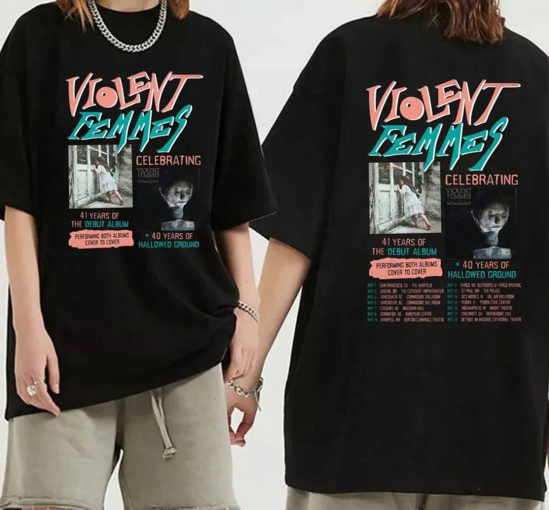 Violent Femmes 2024 Tour Shirt, Violent Femmes Band Fan shirt - Walmart.com