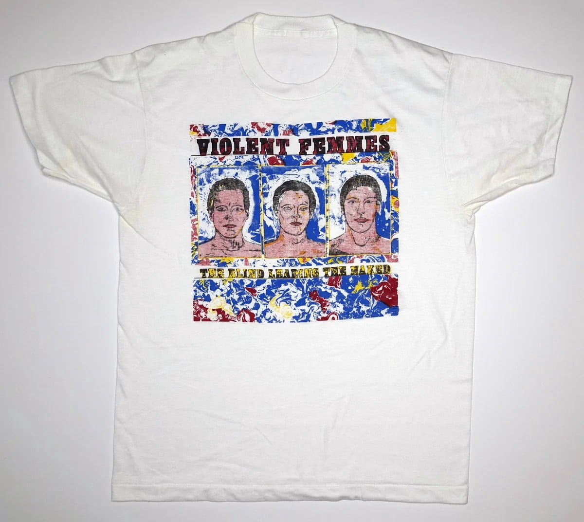 Violent Femmes - Blind Leading The Naked 1986 Tour Shirt DA625 ...