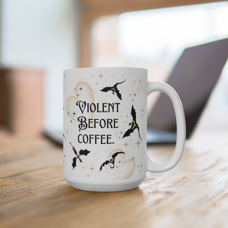 Violent Little Thing Mug, Fourth Wing Mug, fourth wing inspired ...