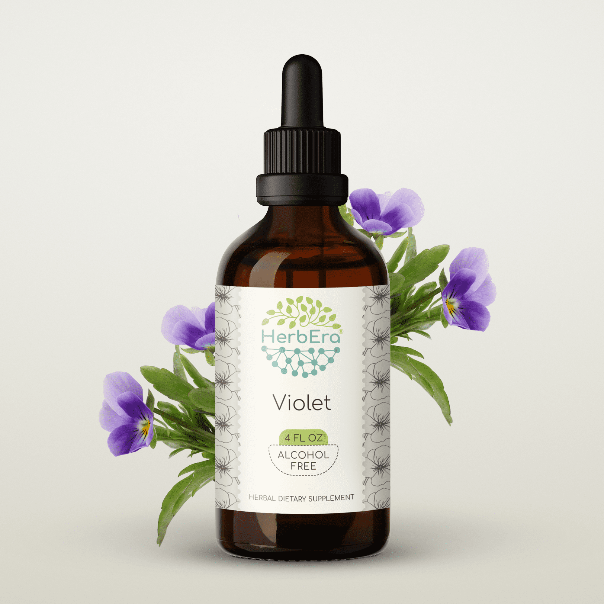 Violet Alcohol-FREE Herbal Extract Tincture, Super-Concentrated Violet ...