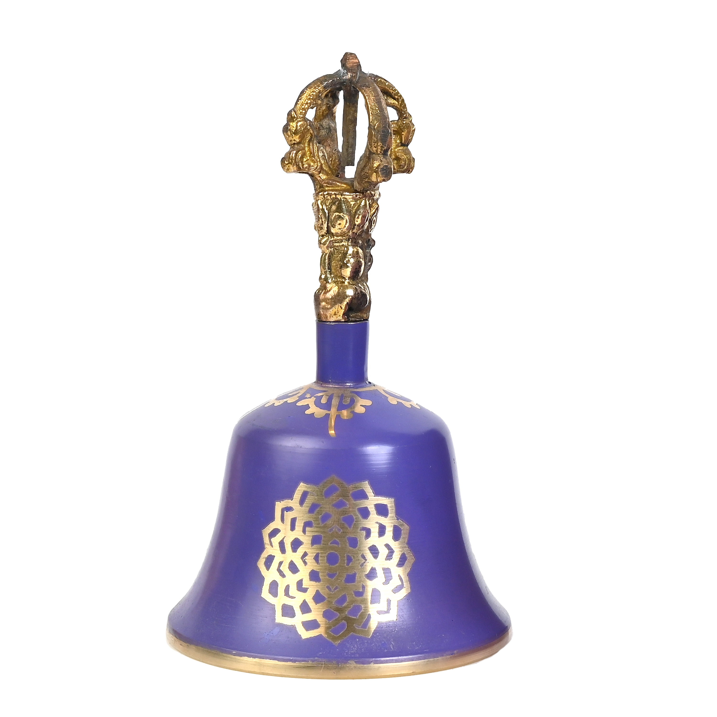 Violet Crown Chakra Tibetan Bell (Note B) - 5.5 Inches H x 3 Inches D ...
