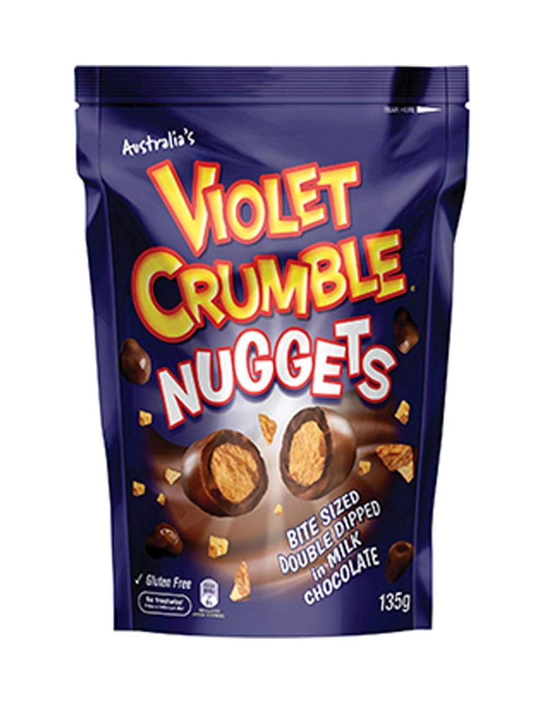 Violet Crumble Milk Chocolate RRF12 Nuggets, 135g - Walmart.com