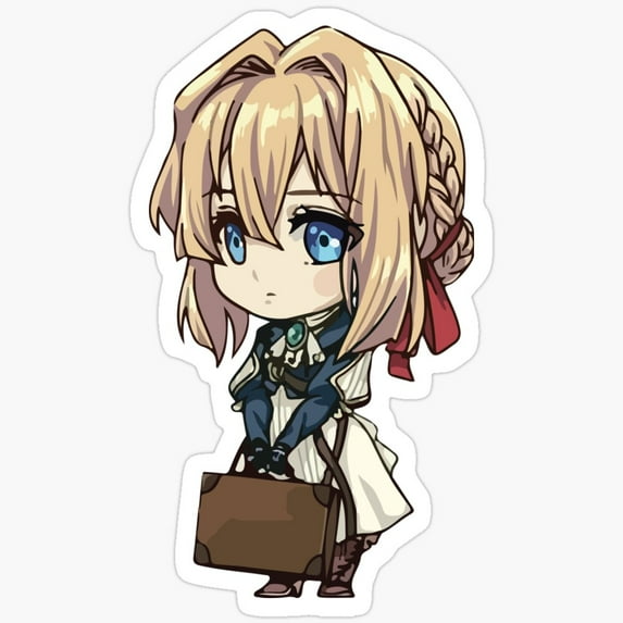 Violet Evergarden Chibi Art Sticker Phone Decal Water Bottle Stickers ...