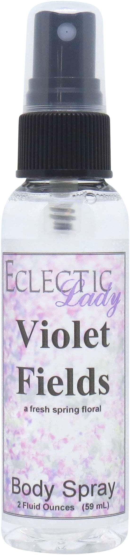 Violet Fields Body Spray, Eclectic Lady, Hydrating Mist, Unisex, 2 oz ...