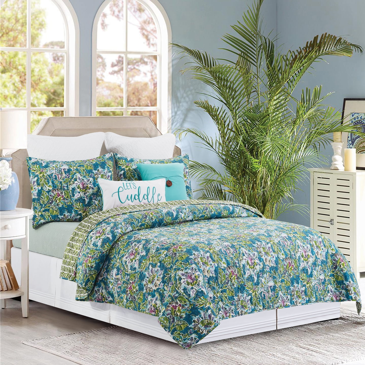 Violet King Quilt Set - Walmart.com