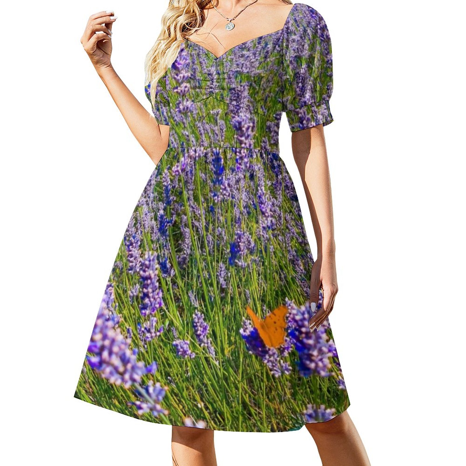 Violet Lavender Dress Purple Lavender Gel Polish Trendy Dresses Female ...