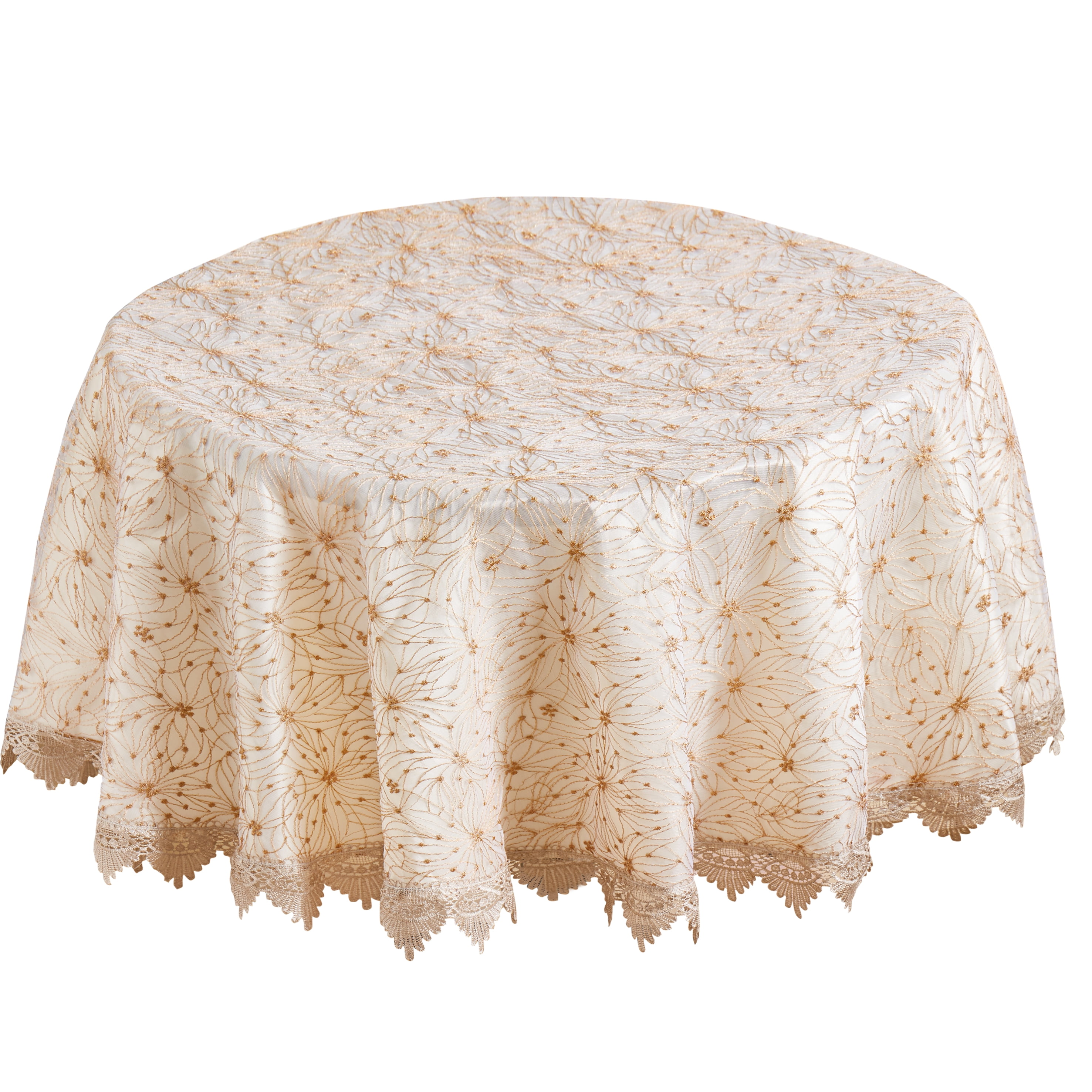 Violet Linen Dainty Roses Floral Embroidery Mesh Lace, Macrame Lace ...