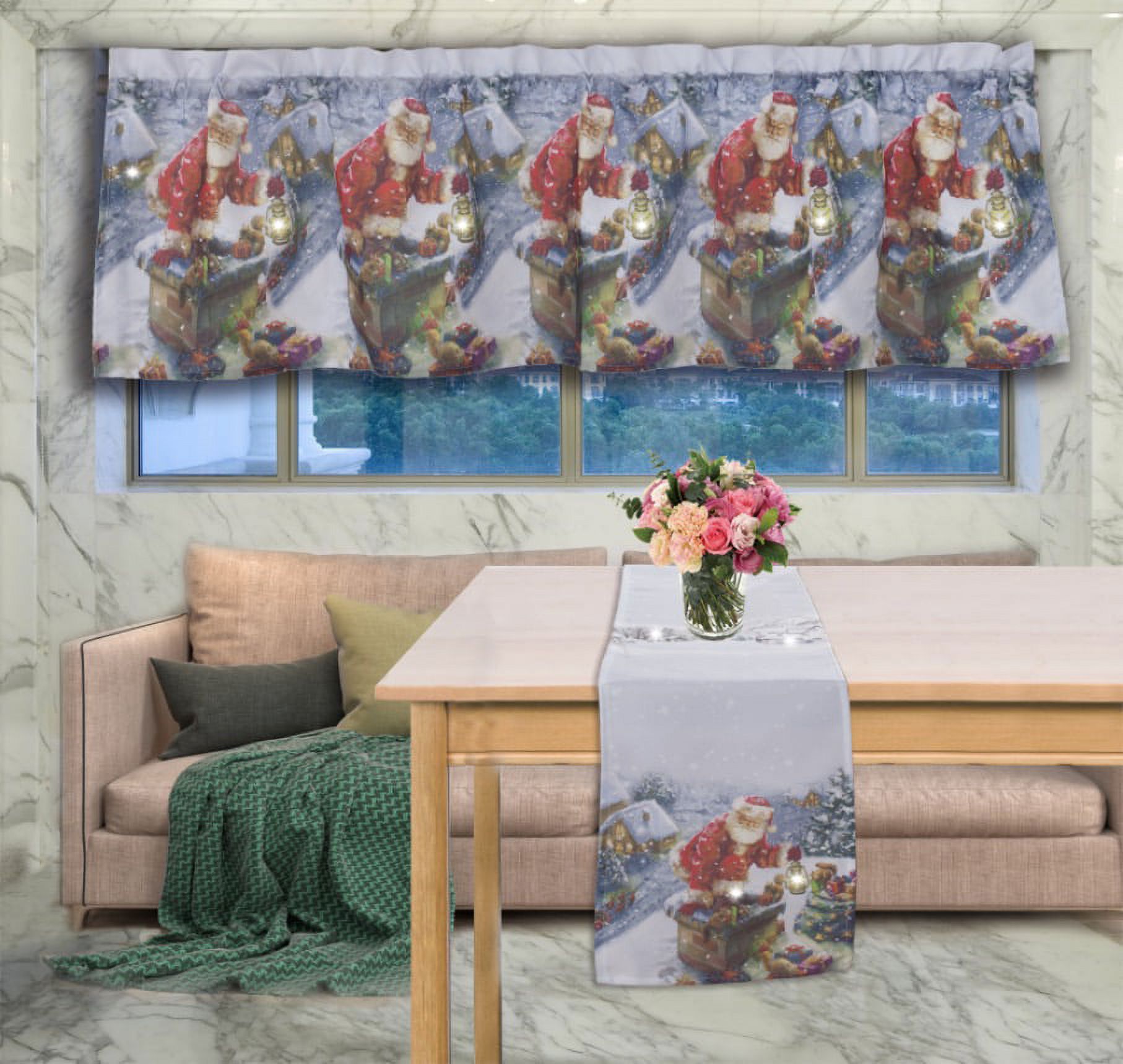 Violet Linen Glories Decorative Illuminated LED Christmas Window ...