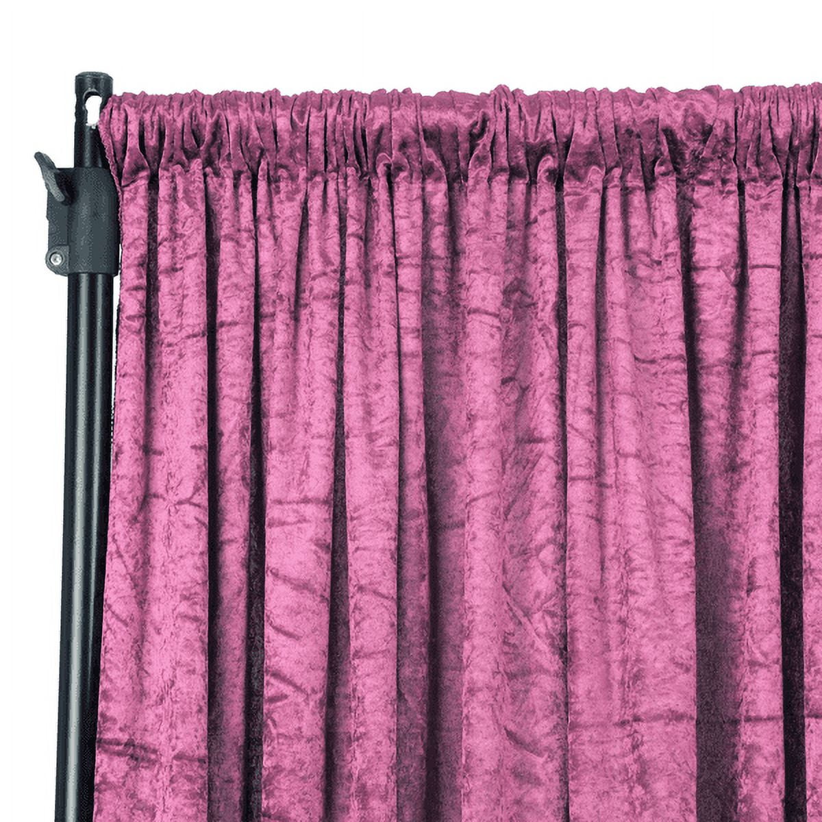 Violet Velvet Photo Drape/Backdrop Curtain Panel w/4" Rod Pockets 12Ft ...