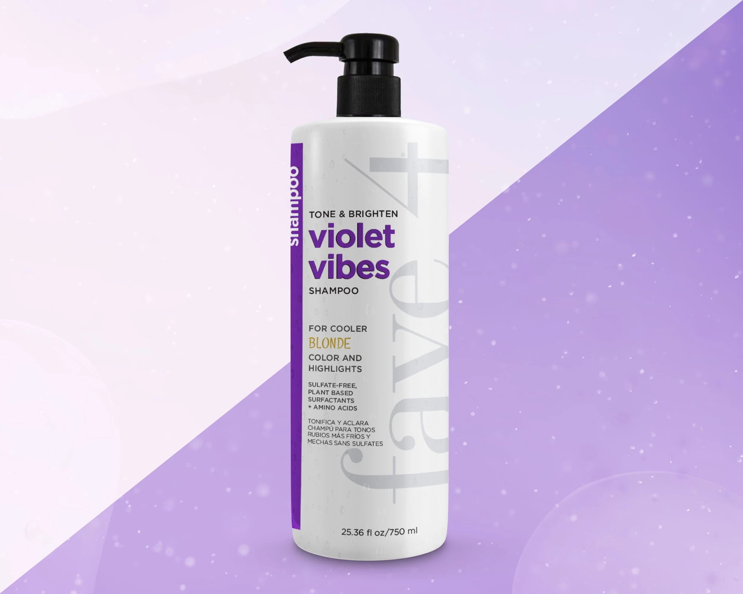 fave4 Violet Vibes Blonde Shampoo 25.36 oz - Walmart.com