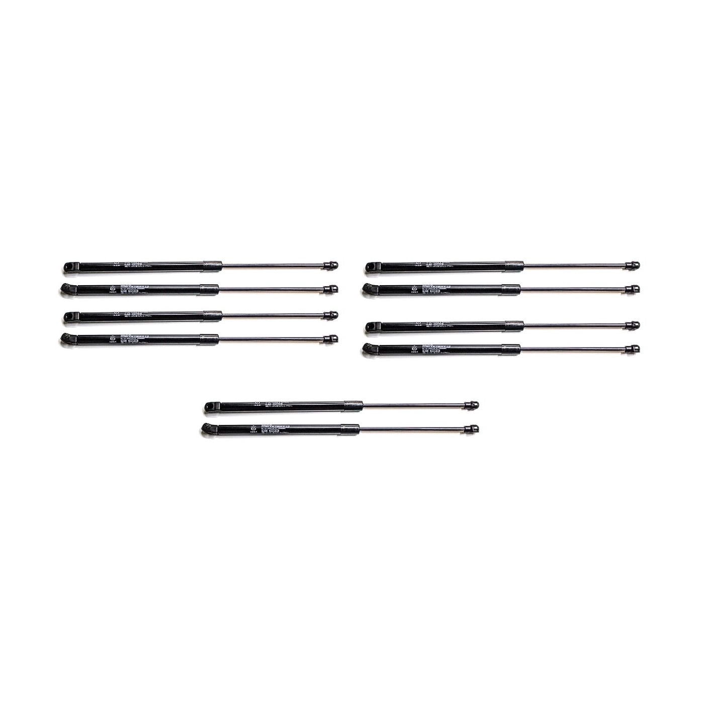 VioletLisa 10 Pieces - Hood Bonnet Lift Supports Front Side Gas Charged ...