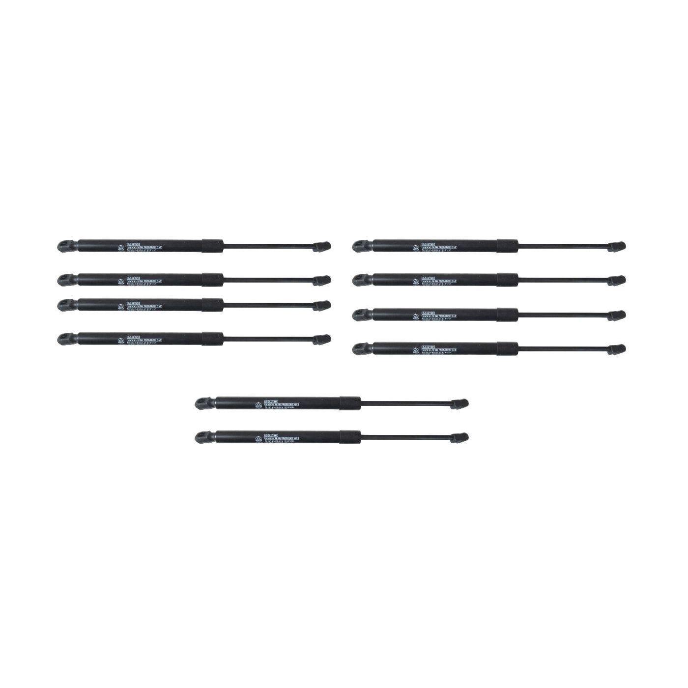 VioletLisa 10 Pieces - Hood Bonnet Lift Supports Front Side Gas Charged ...