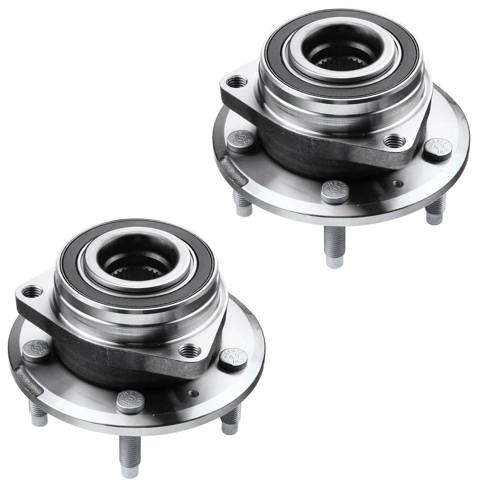VioletLisa 2pcs Wheel Hub and Bearing Assembly Set Front Left Right for ...