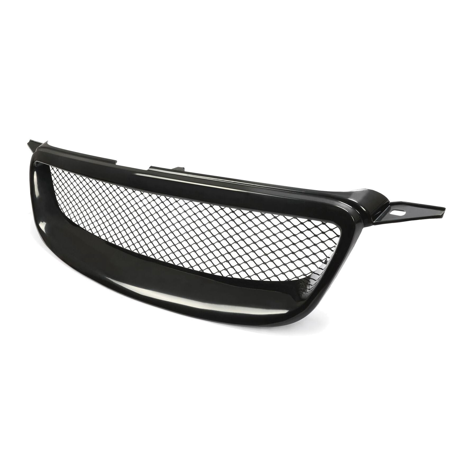 VioletLisa Bumper Grill Mesh Grille 1-Qty Glossy Black Front Pls See ...