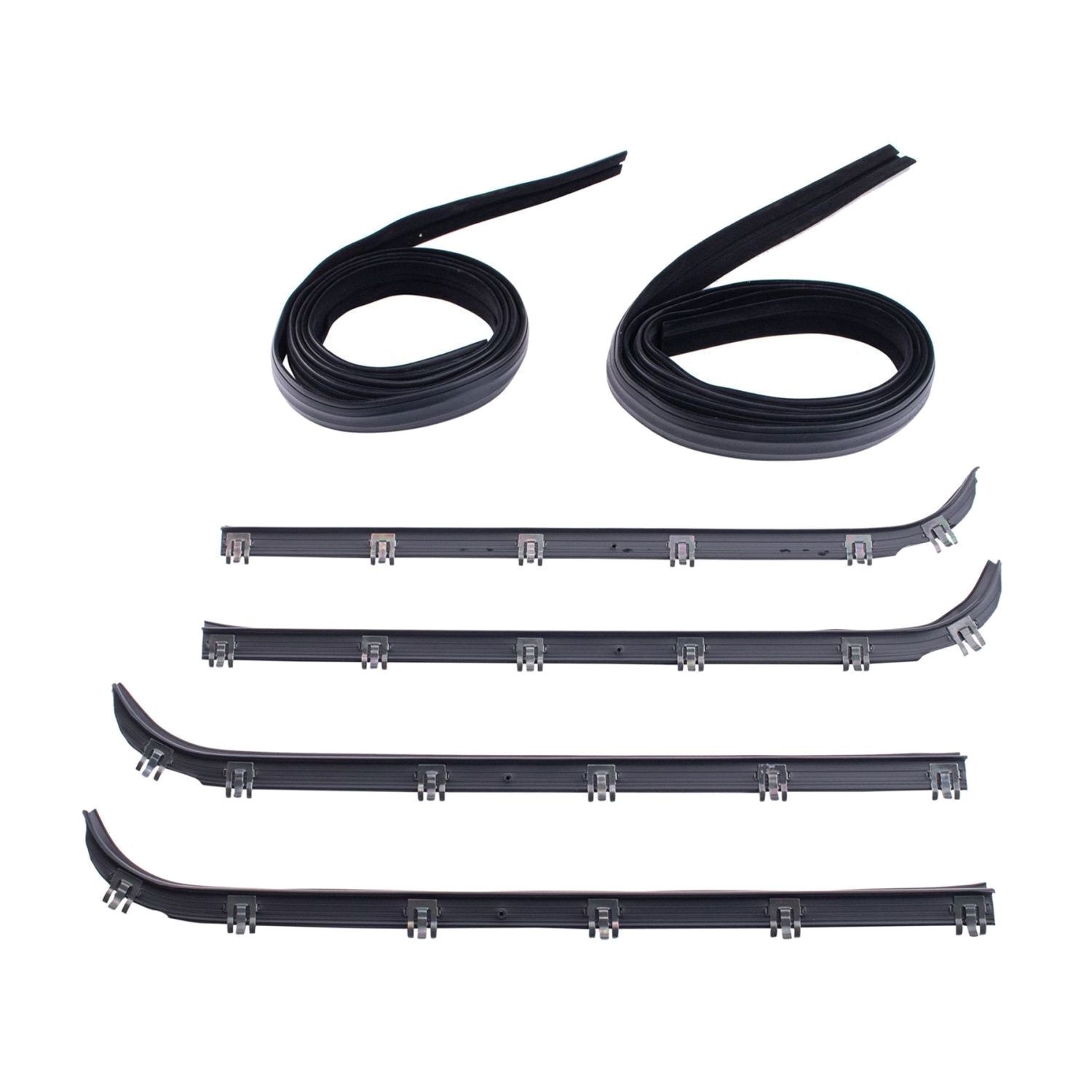 VioletLisa Door Window Belt Weatherstrip Kit 6 Piece for Ford for E150 ...
