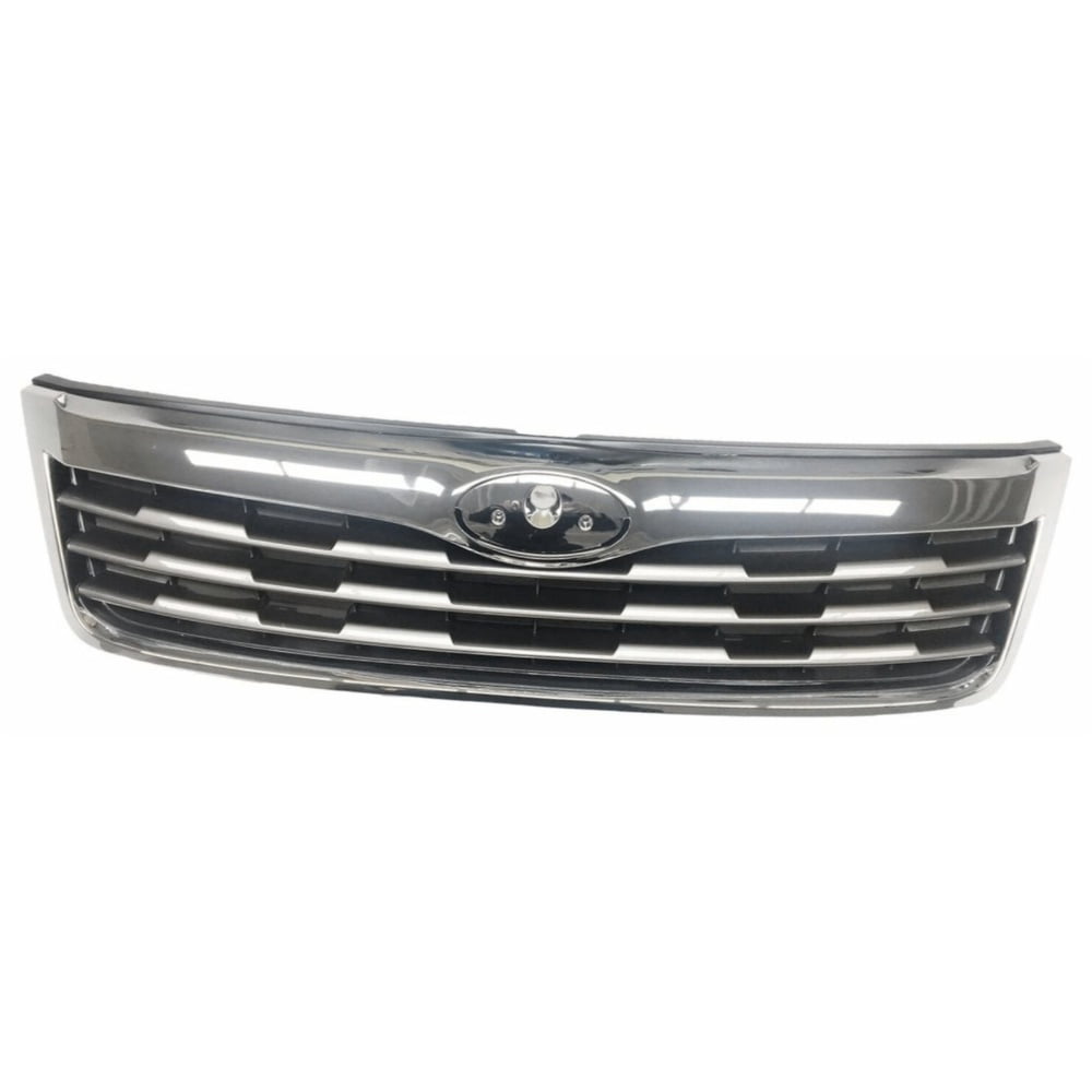 VioletLisa Grille Assembly Front Side Silver with Chrome Molding and ...