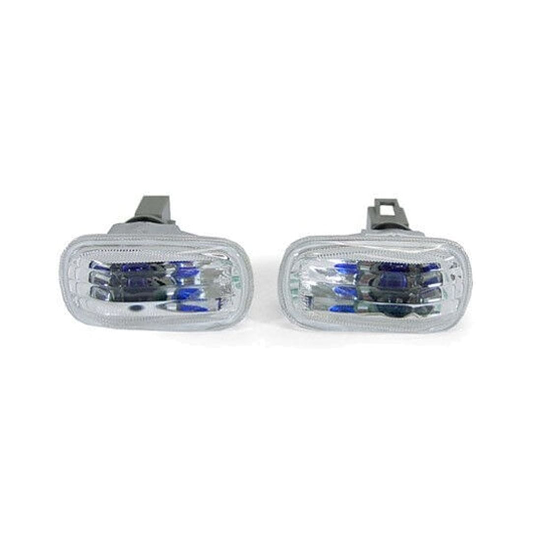 VioletLisa JDM Style Clear Quarter Panel Side Markers Bulbs,Sockets ...
