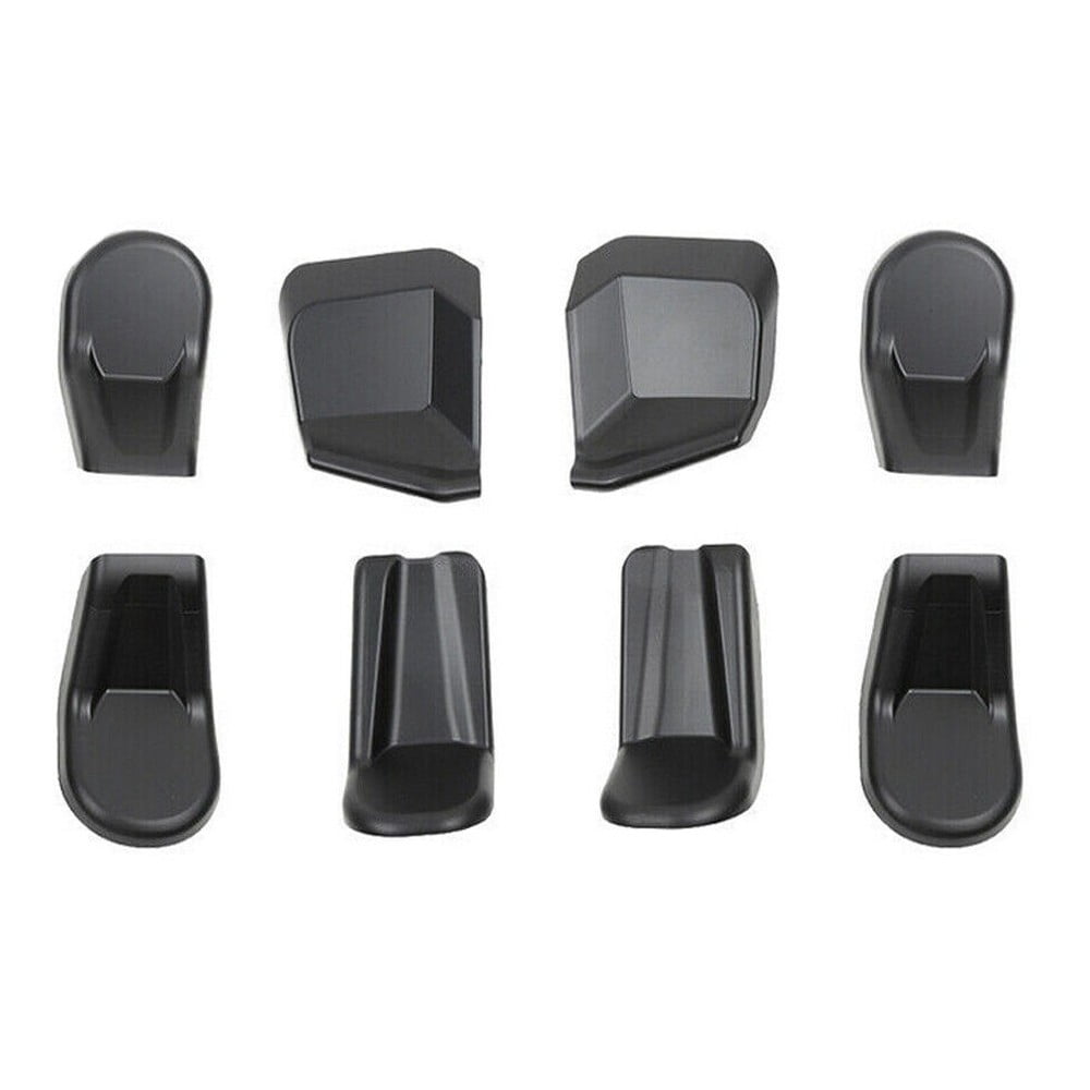 VioletLisa Screw Protector Cover Trim Jku Front Black 8pc ABS for Jeep ...