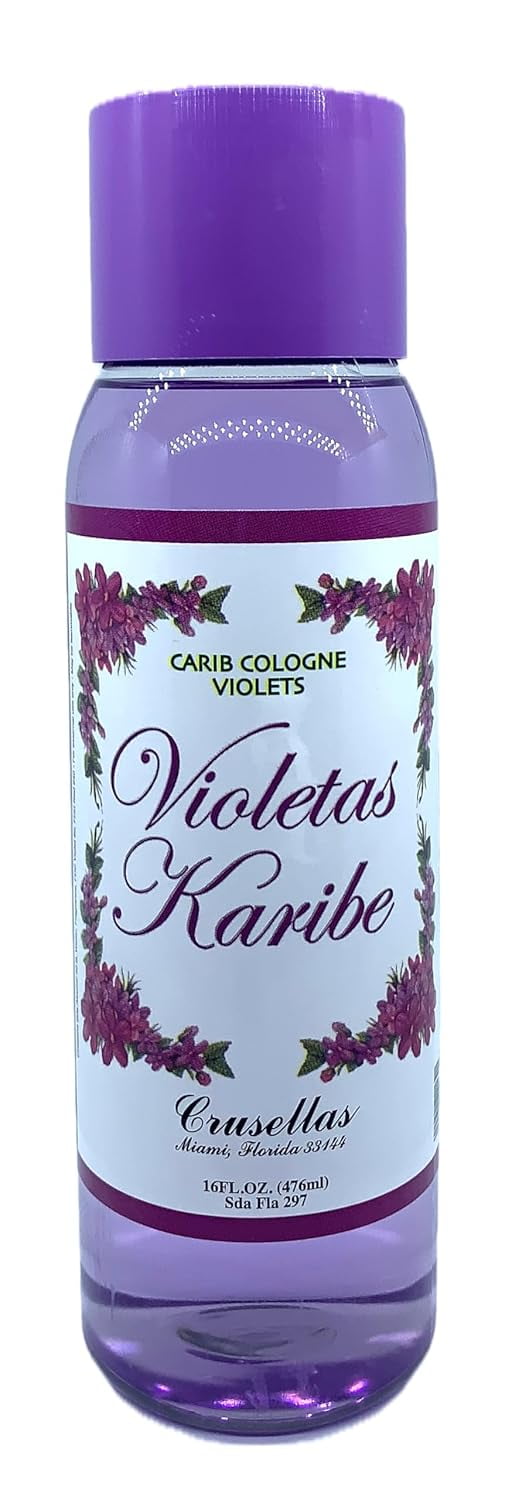 Crusellas Violetas Karibe (Caribbean Violets) Splash Cologne 16 Fl. Oz ...