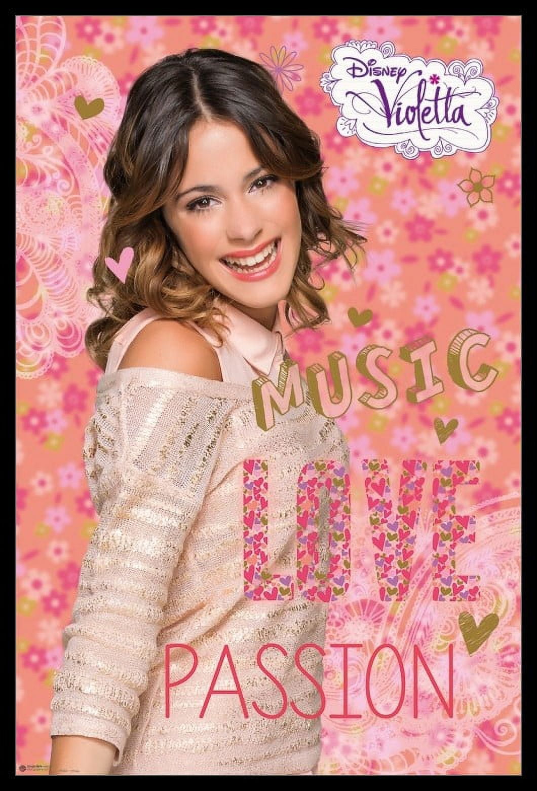 Violetta Music Love-Hfe Laminated & Framed Poster (24 x 36) - Walmart.com