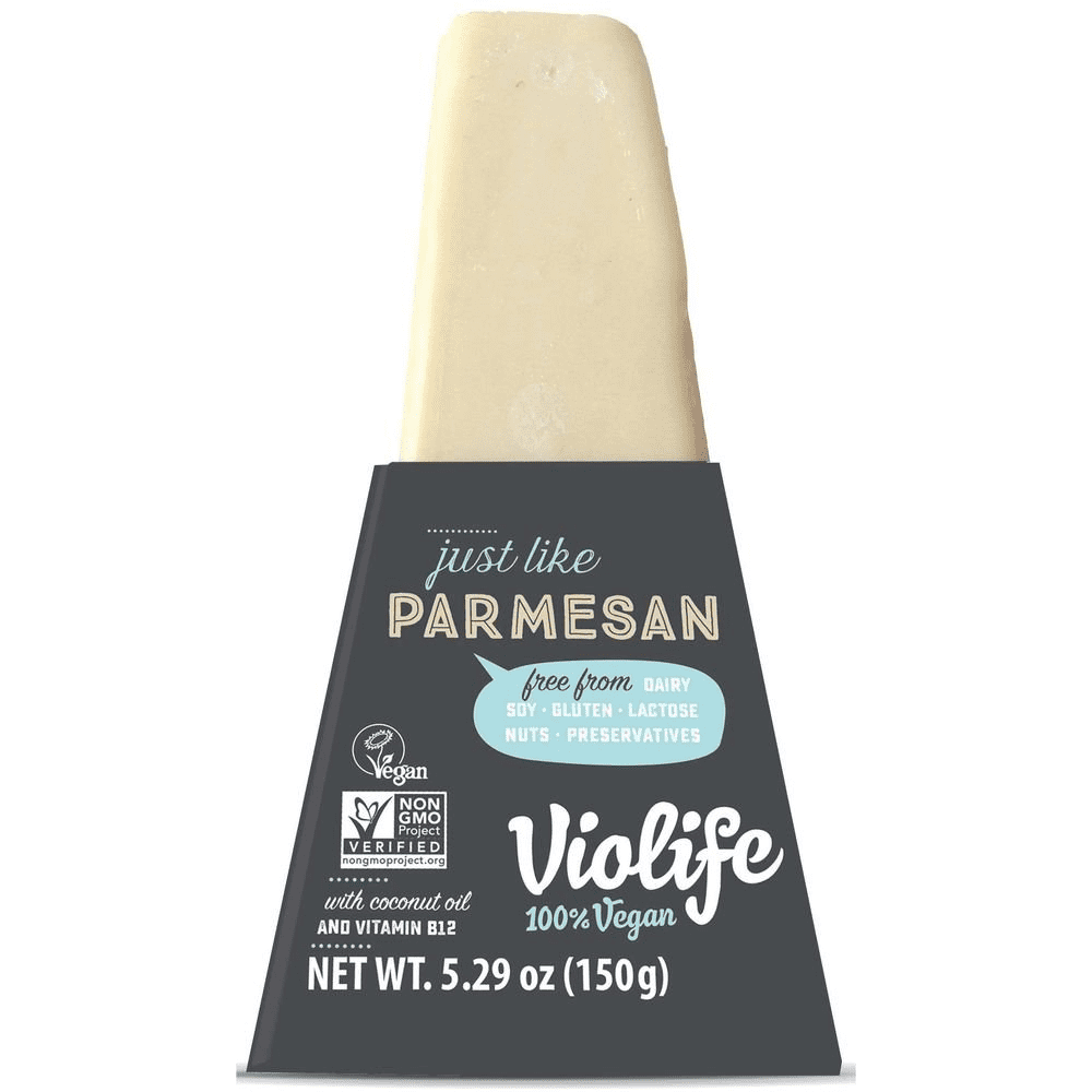 Violife Just Like Vegan Parmesan Cheese Wedge, 5.29oz - Pack of 7 ...