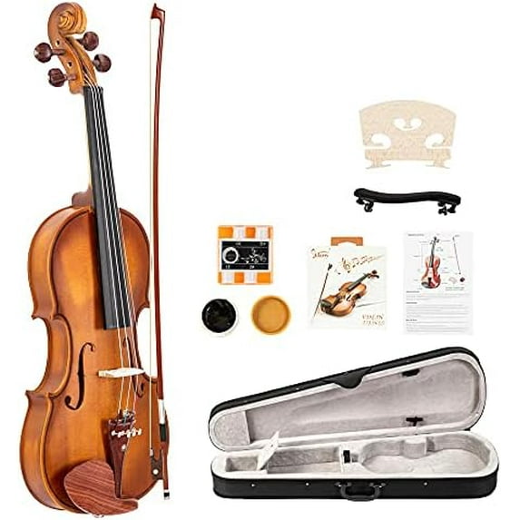 Violin 4/4 Full Size for Kids, Adults, Students Beginners Kit with ...