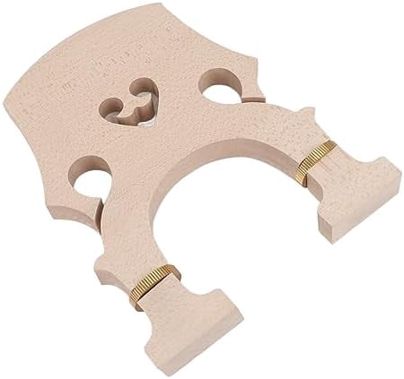 Violin Bridge 3/4, Adjustable Upright Brass Screw Double Bass Bridge ...