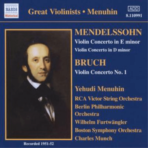 Violin Concerto in E Minor/violin Concerto No. 1 (Menuhin) Felix ...