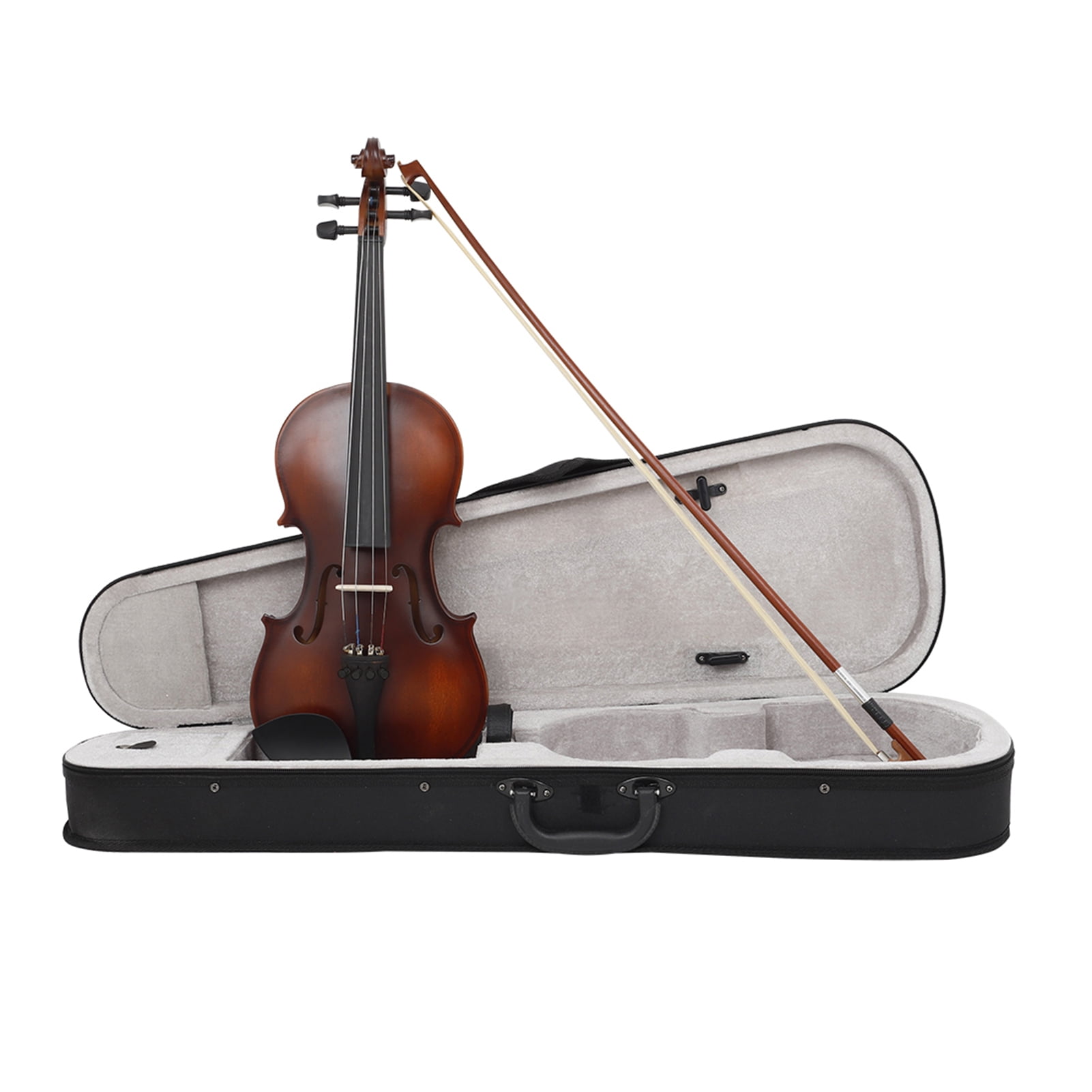 Violin,Ebony Chin Rest Tailpiece Student With Size 4/4 Violin Head ...
