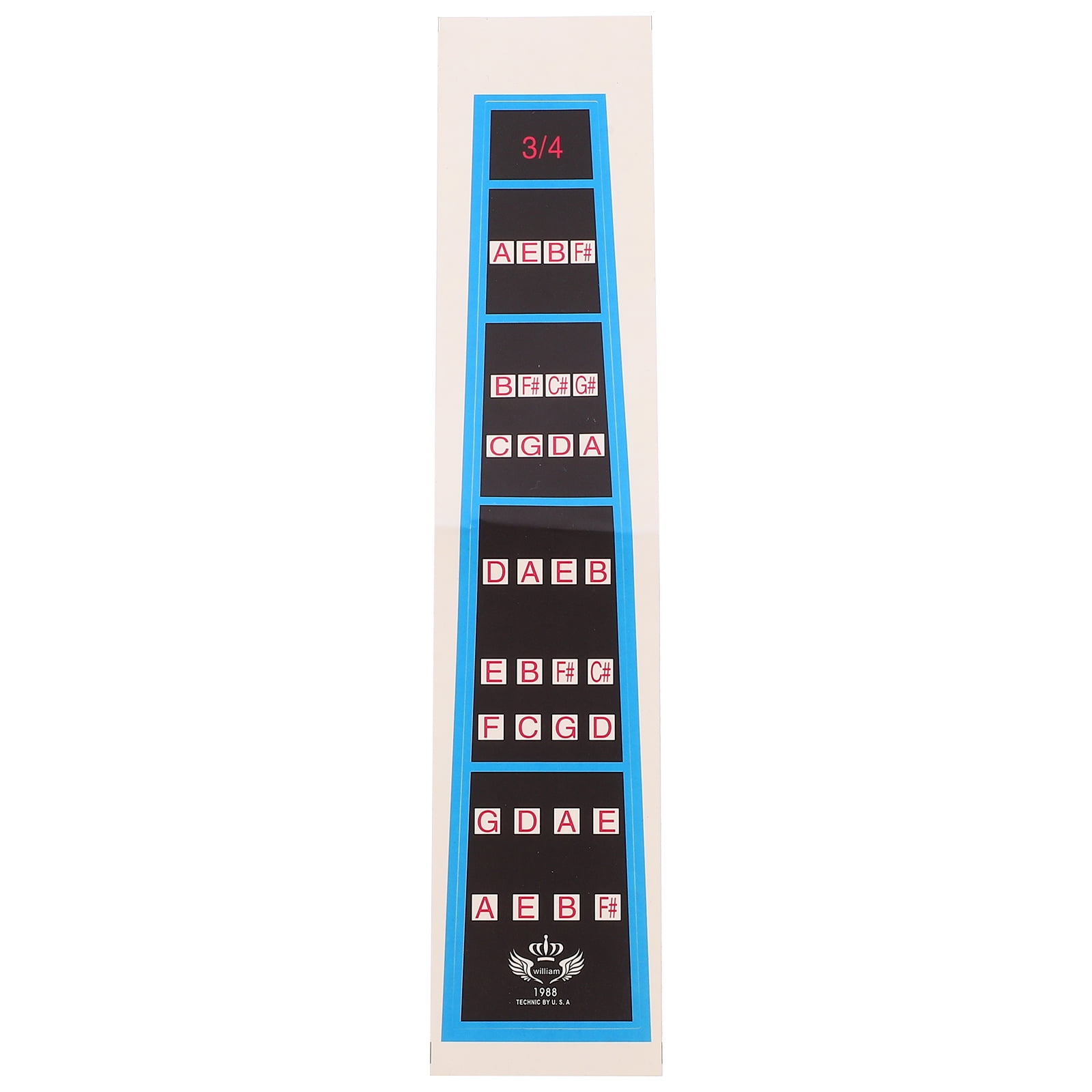 Violin Finger Guide Sticker Adhesive Fingerboard Guide Label Intonation