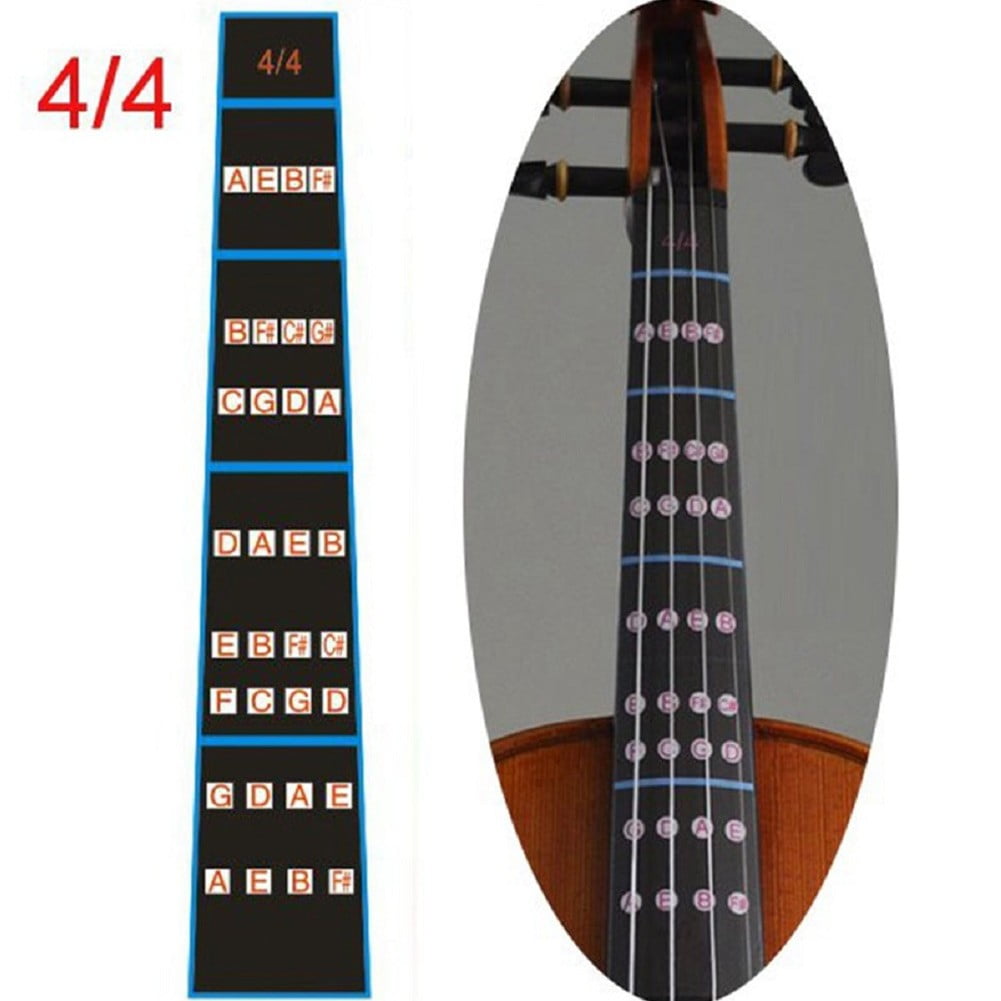 Violin Fingerboard Marker Beginners Guide Sticker- Full size 4/4 3/4 1/ ...