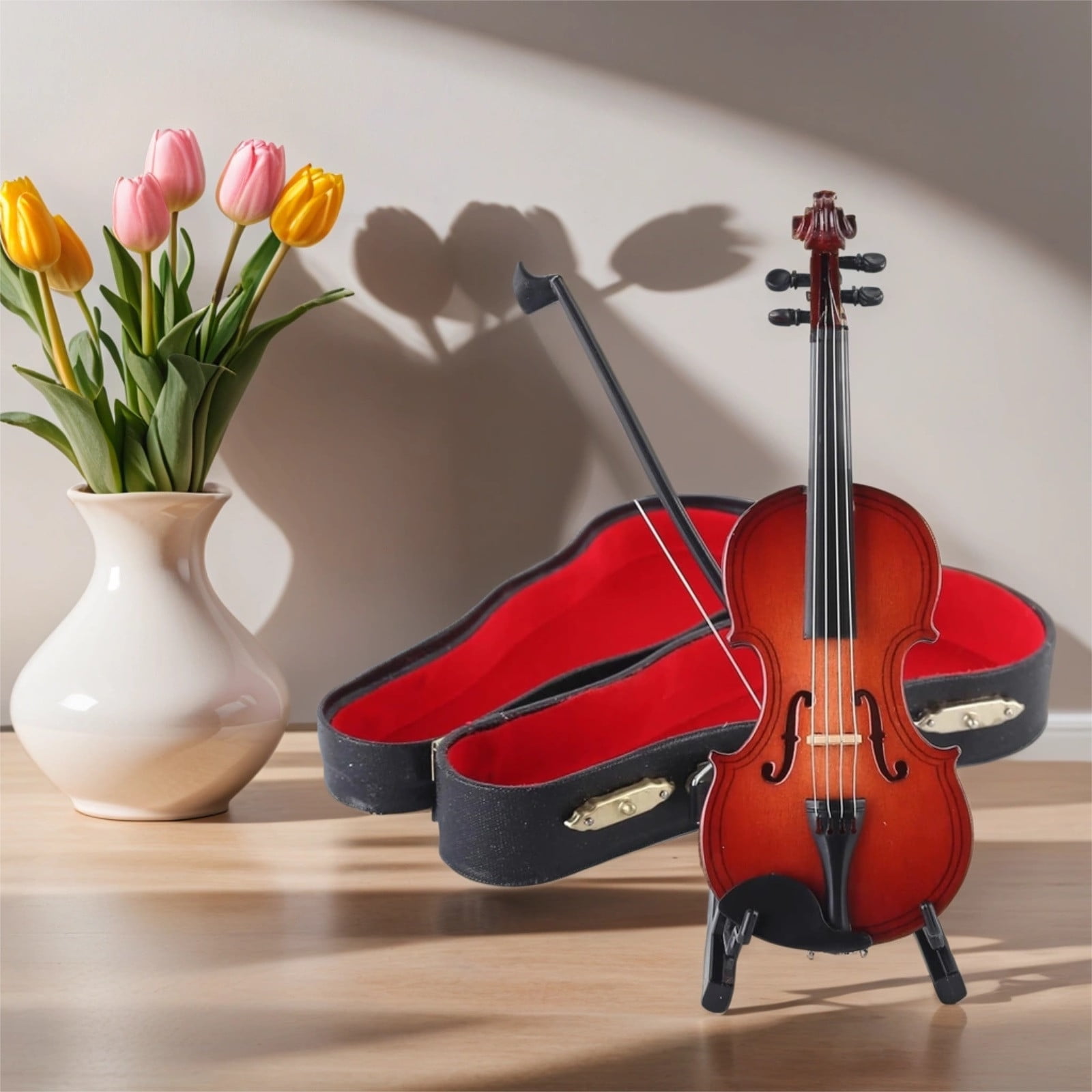 Violin Model under $5! Cagogo 18cm Miniature Violin Model, Wooden ...