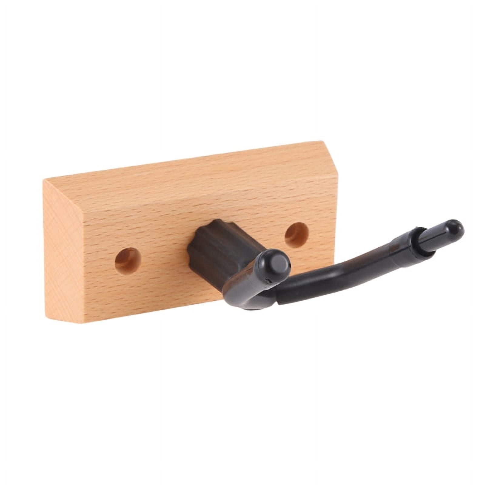 Violin Rack Hanger Wall Mount Hook Solid Wood Base Can Hang Bow ...