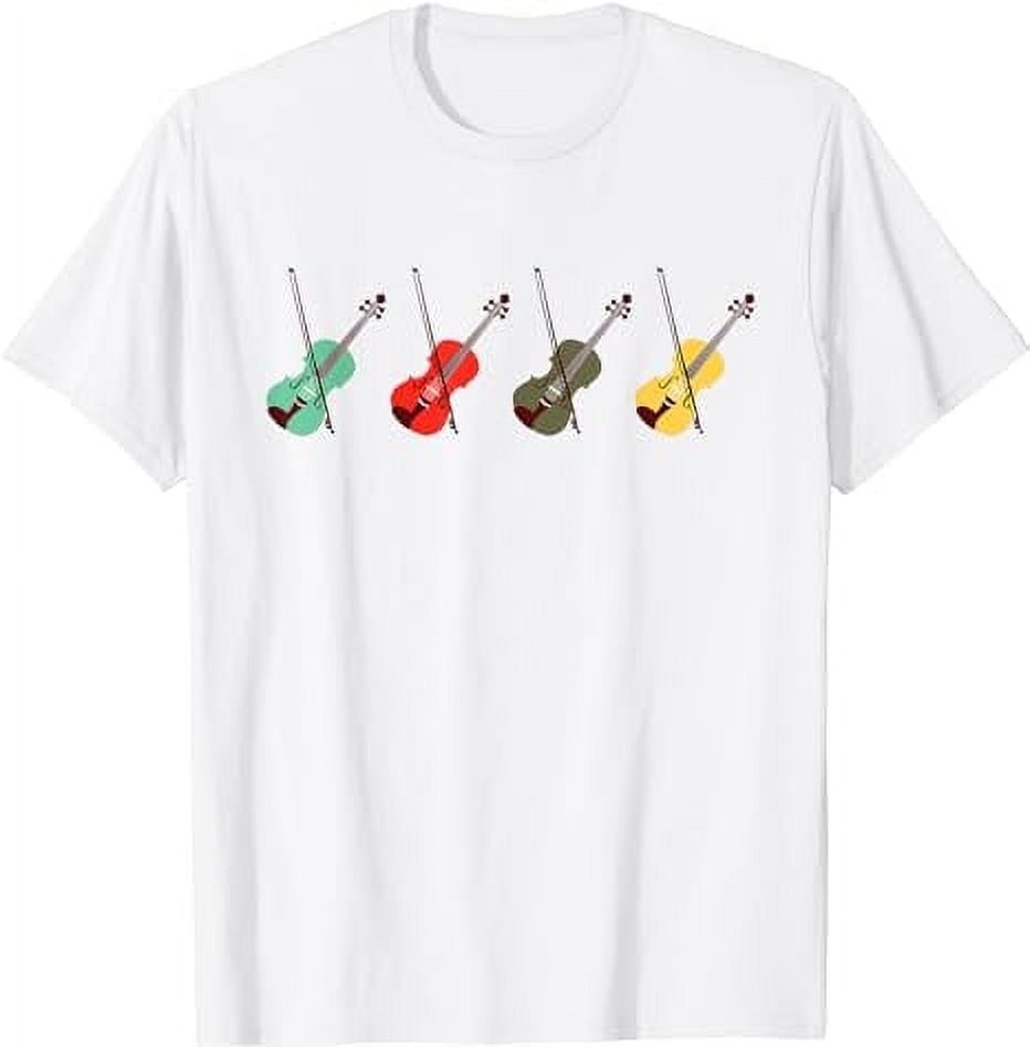 Violin Shirt with Bows | Orchestra t-shirt - Walmart.com