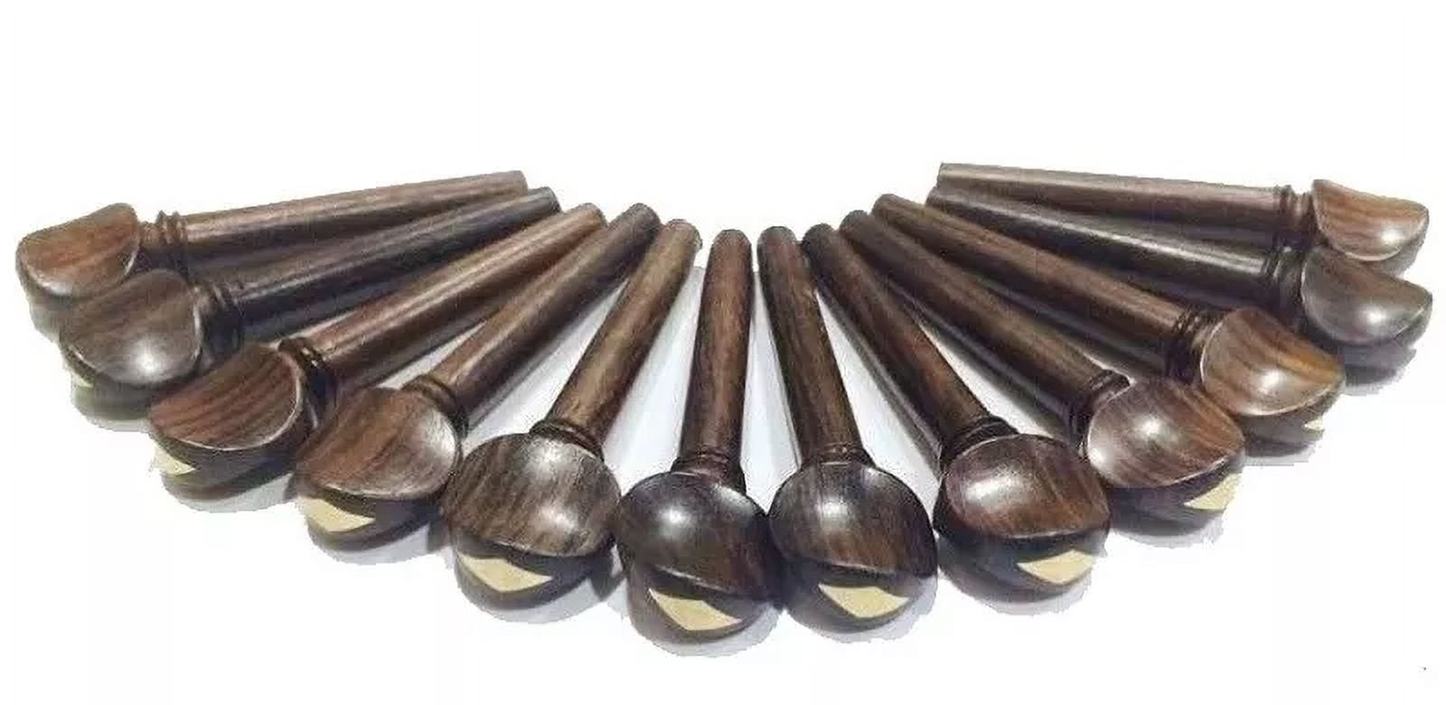 GautamMusicial Works Violin Swiss Pegs Oud Peg Rose Wood Size 9-7-55 MM ...