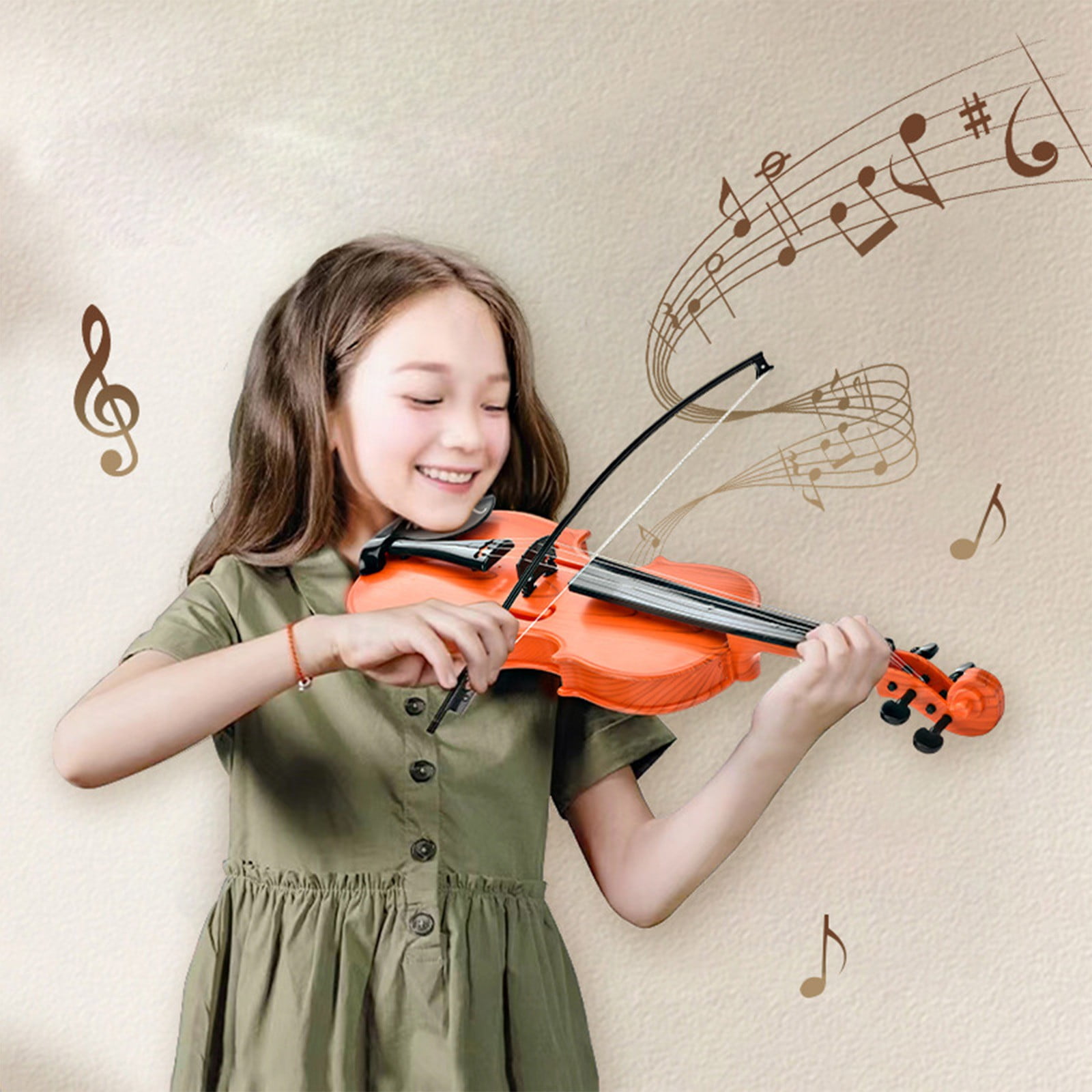 Violin Toy for Kids, String Simulated Violin, Kids Toy Violin with ...