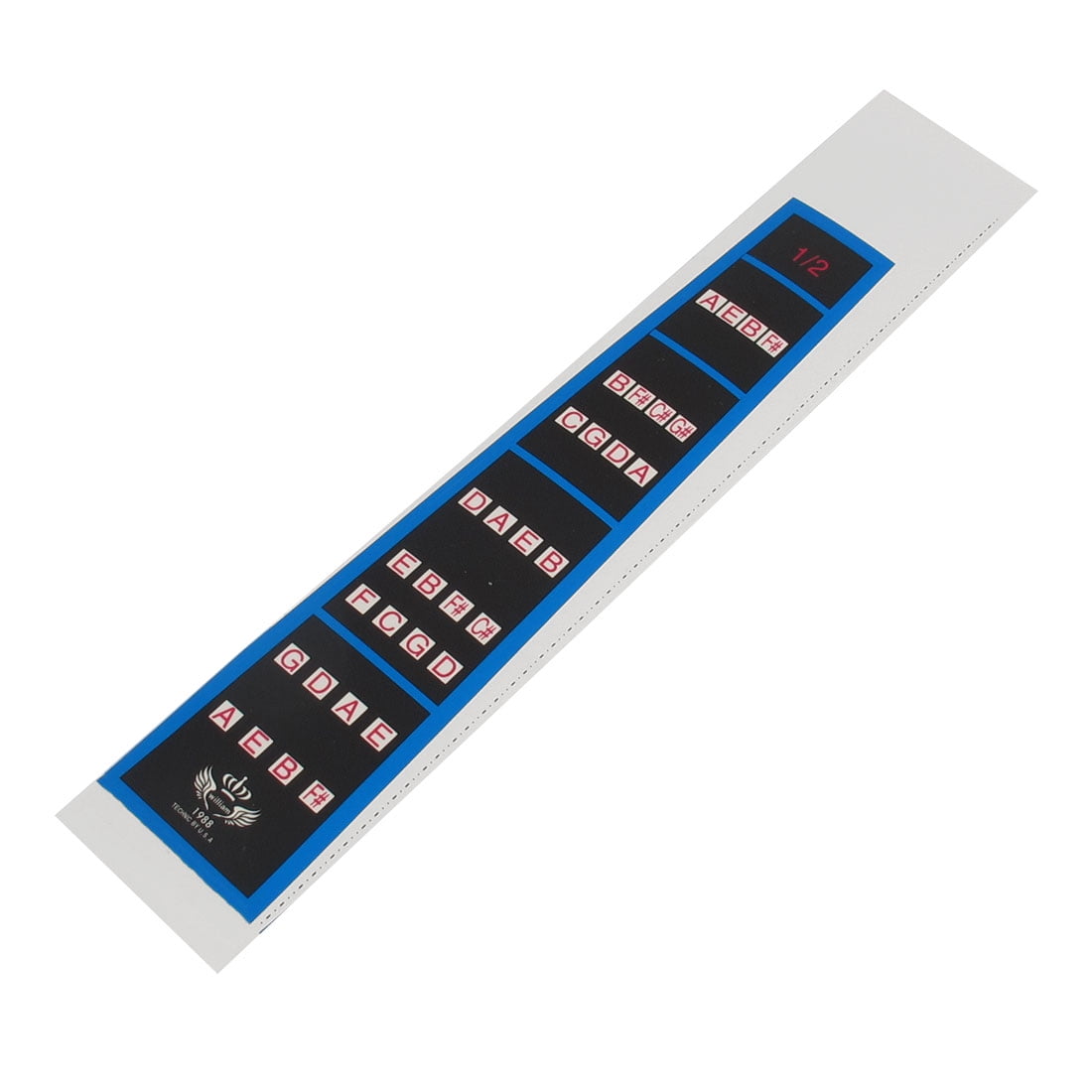 Violin Viola Practice 1/2 Fiddle Fingerboard Sticker Fret Finger Guide ...
