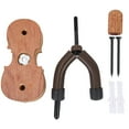 Violin Viola Wall Mounted Hanger Holder Solid Wood Anti-skid Heavy Duty ...