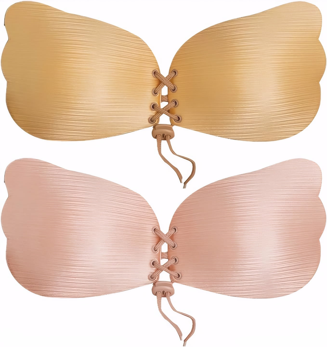 Viomisha 2-piece Women's Strapless Bra, Chest Patch, Luxurious Gold ...