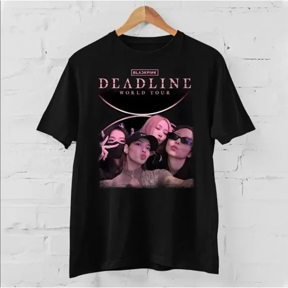 Vionia BlackPink Deadline Tour T-Shirt, Jennie Jisoo Rose Lisa 2025 ...