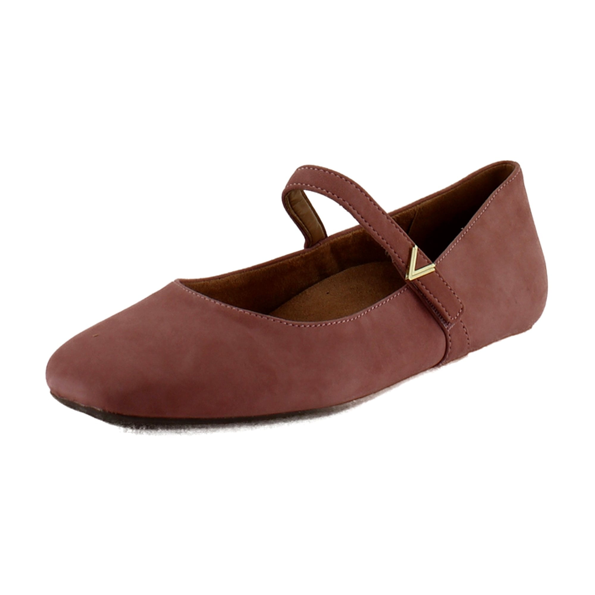 Vionic Alameda Women's Flats Cinder Rose Pink Suede Size 6 W - Walmart.com