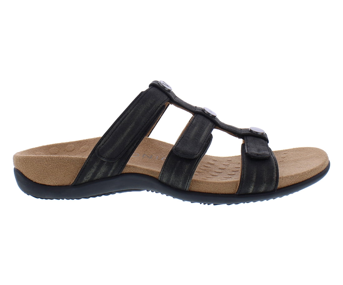 Vionic Amber Pearl Slide Women's Supportive Slip-on Sandal - Walmart.com