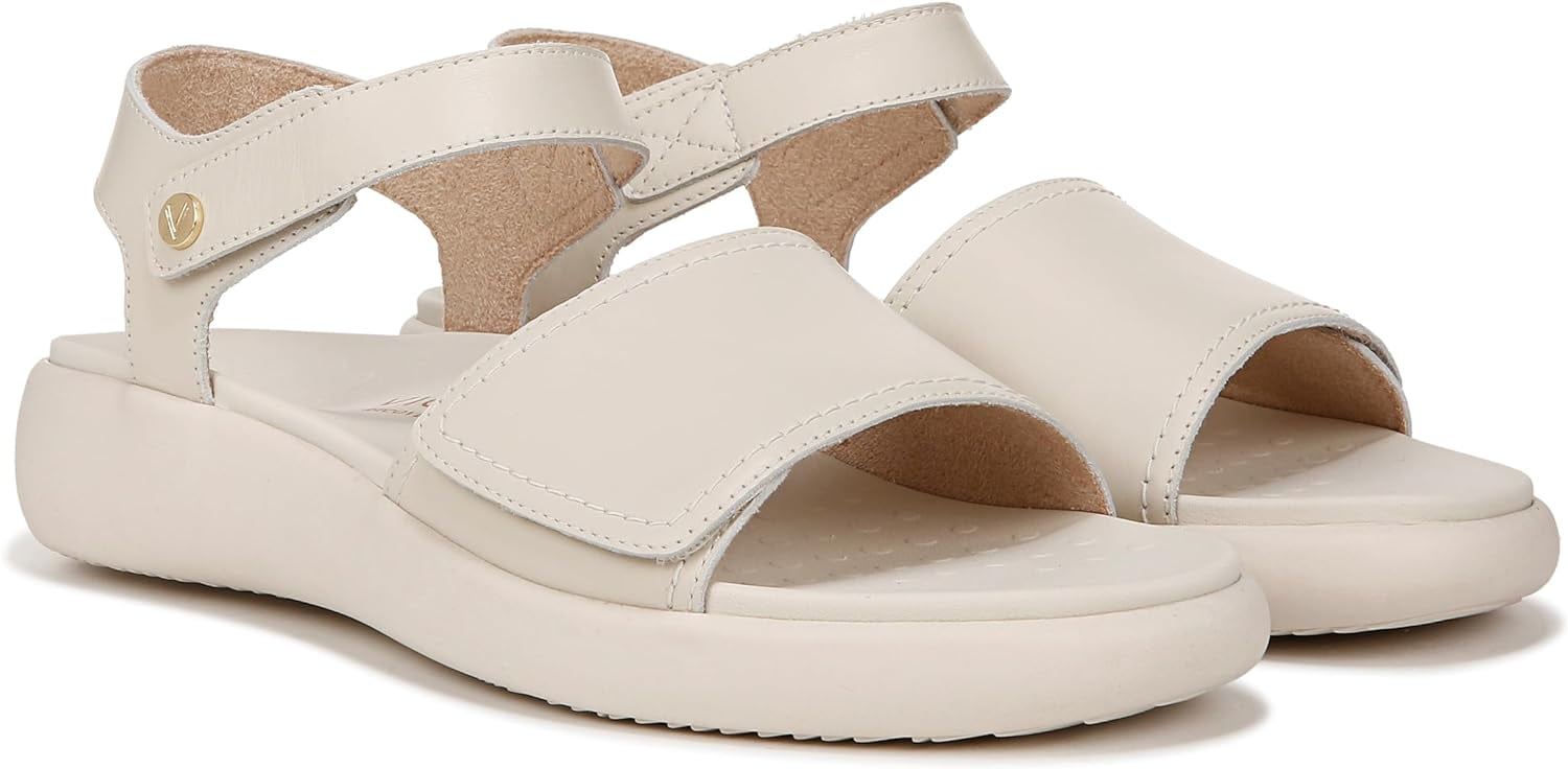 Vionic Awaken Women's Sandals White Leather Size 10 W - Walmart.com