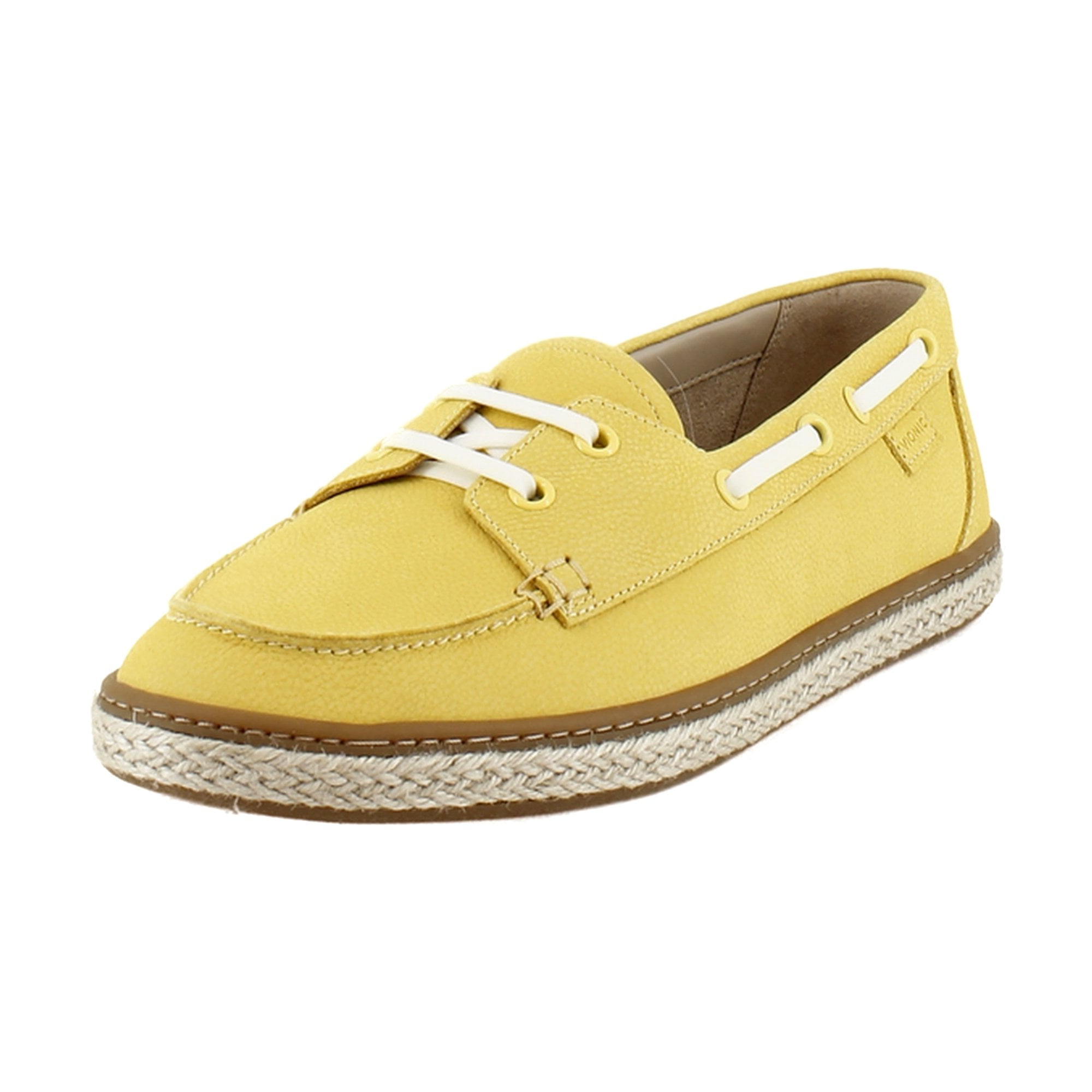 Vionic Women's Bay Boat Shoe Butter Yellow Nubuck 8M - Walmart.com